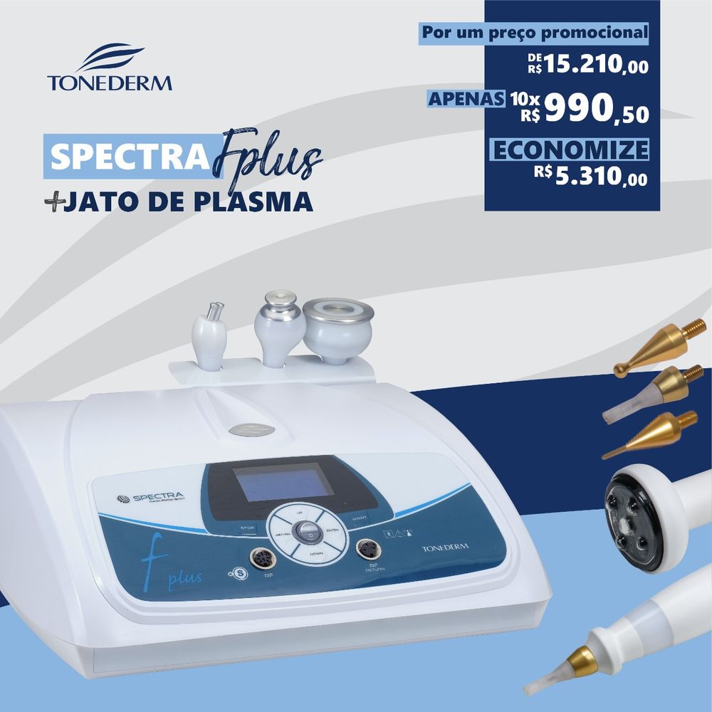 Radiofrequência Spectra Face Plus + Jato de Plasma - tudobeloestetica