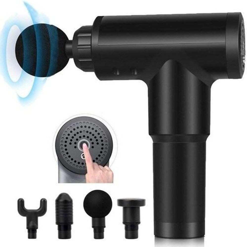 Massageador Profissional Fascial Gun Pistola Hg 320 Tudobeloestetica